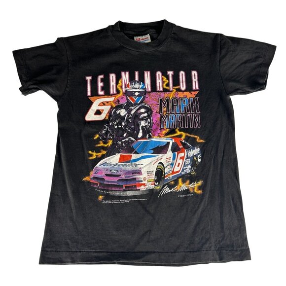 Hanes | Shirts & Tops | Vintage 9s 995 Mark Martin Terminator Tshirt ...